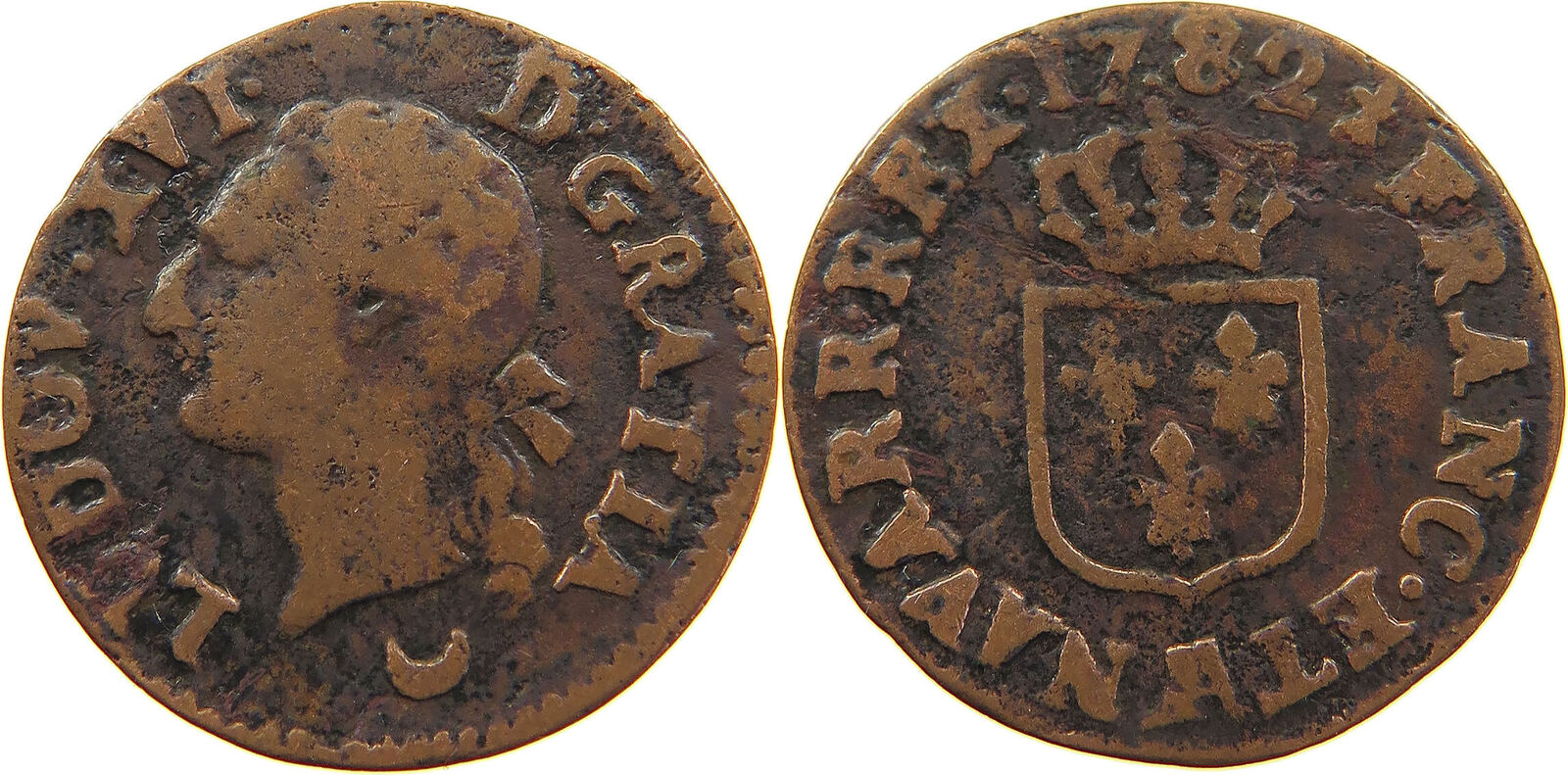 FRANCE LIARD 1782 AA Louis XVI. (1774-1793) S | MA-Shops