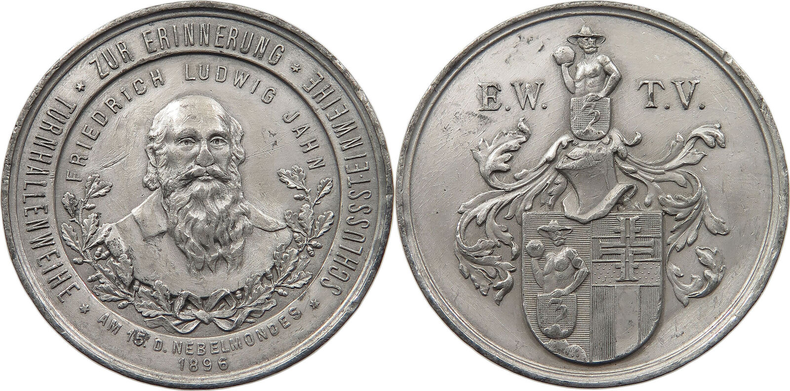 HAUS HABSBURG MEDAILLE 1896 Friedrich Ludwig Jahn SS | MA-Shops