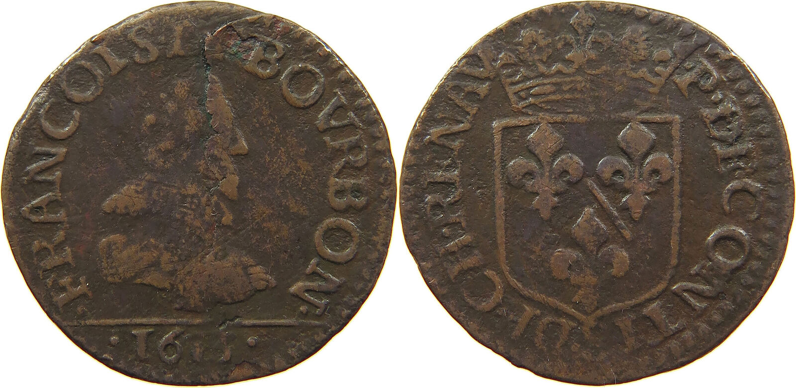 FRANCE CHATEAU RENAUD LIARD 1613 Francois de Bourbon-Conti, 1605-1614 ...