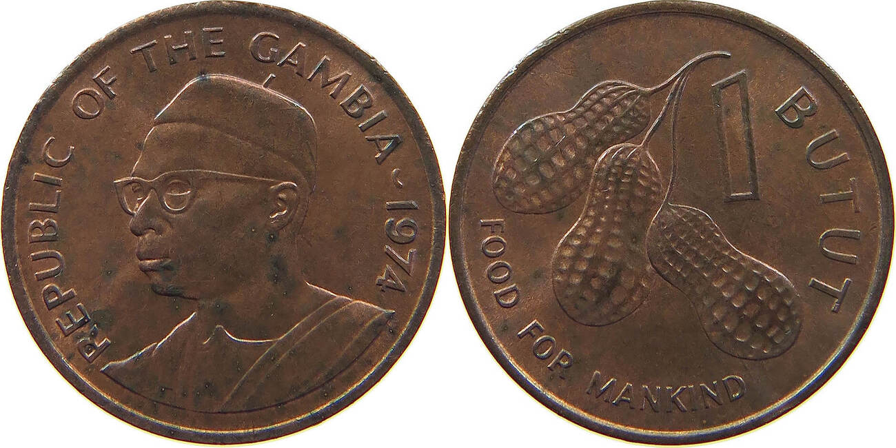 GAMBIA BUTUT 1974 VZ | MA-Shops