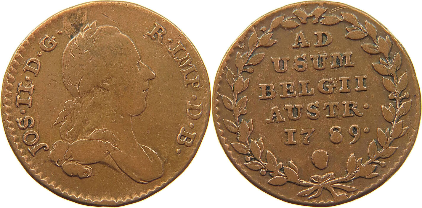 HAUS HABSBURG 2 LIARDS 1789 JOSEPH II. (1765-1790) SS | MA-Shops