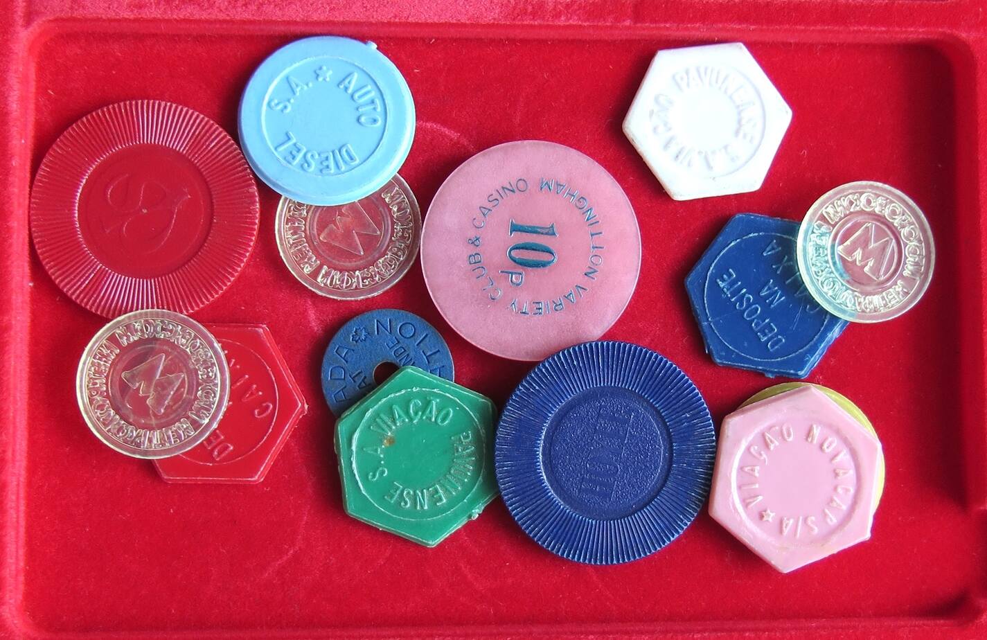 EUROPE JETONS TOKENS COLLECTION LOT JETON TOKENS 14PC 20GR DIV. | MA-Shops