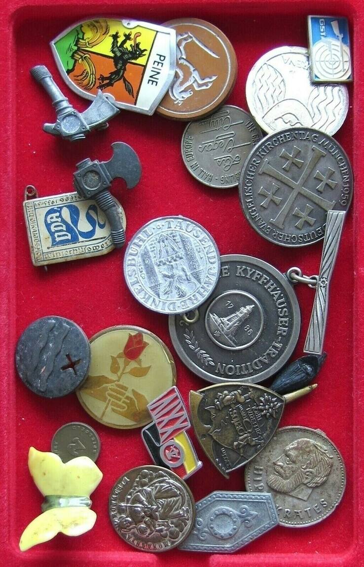 EUROPE MEDALS JETONS TOKENS COLLECTION LOT MEDALS TOKENS BADGES 20PC ...