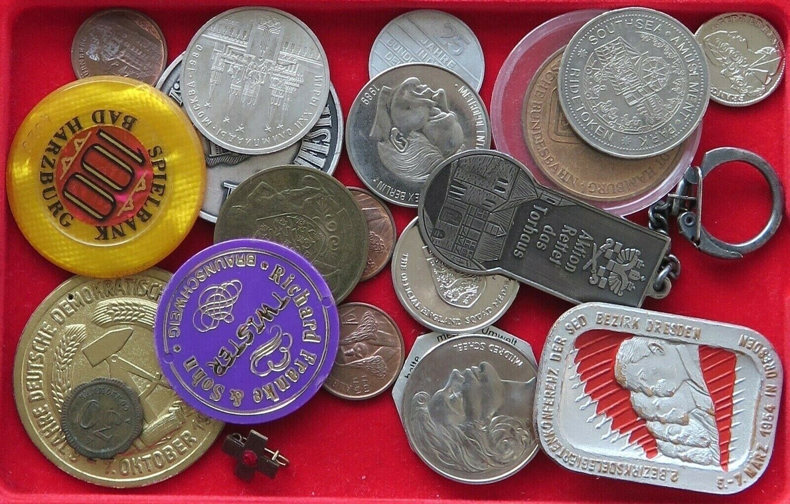 DEUTSCHLAND MEDALS JETONS TOKENS COLLECTION LOT GERMANY MEDAL JETONS ...