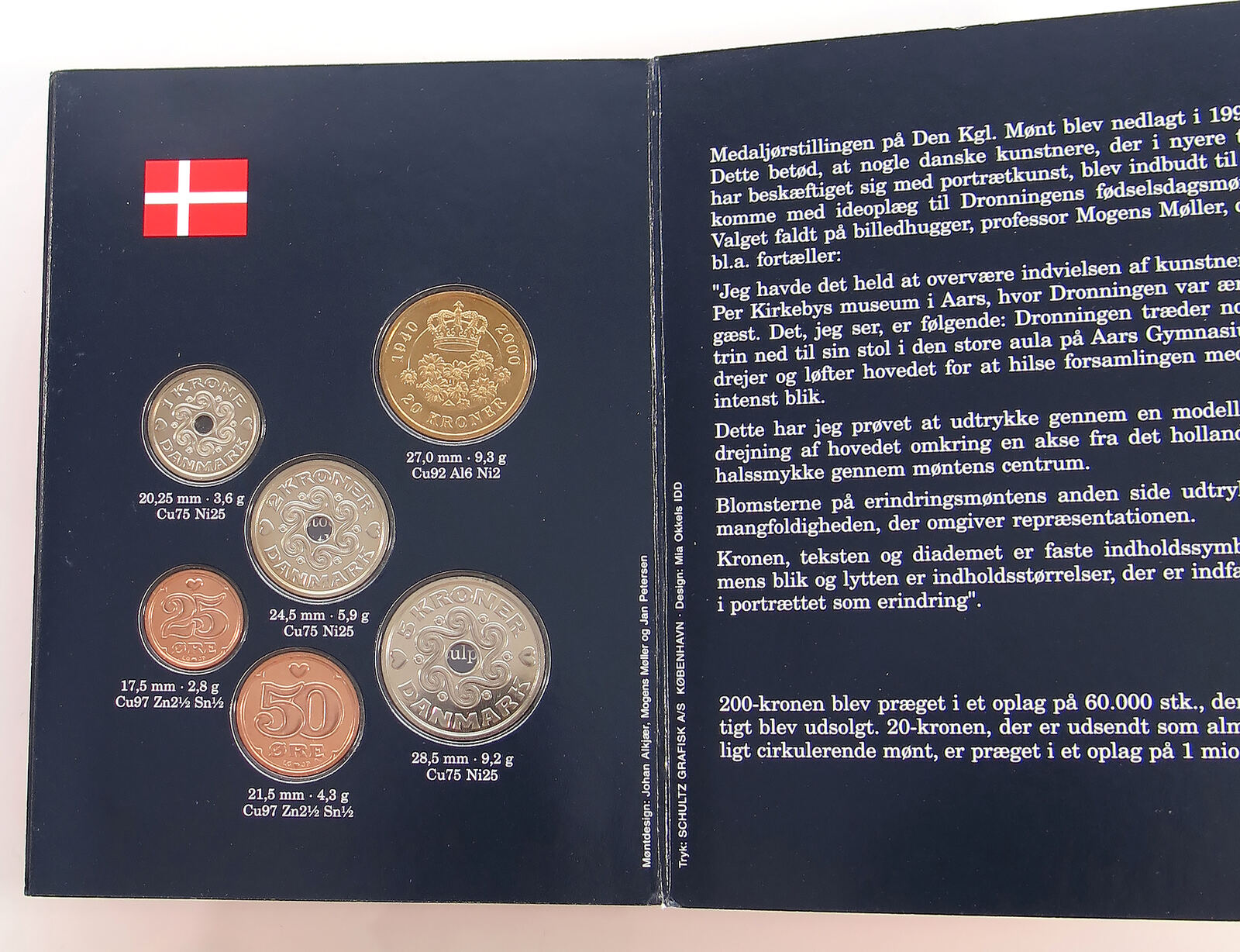 DENMARK SET 2000 UNC | MA-Shops