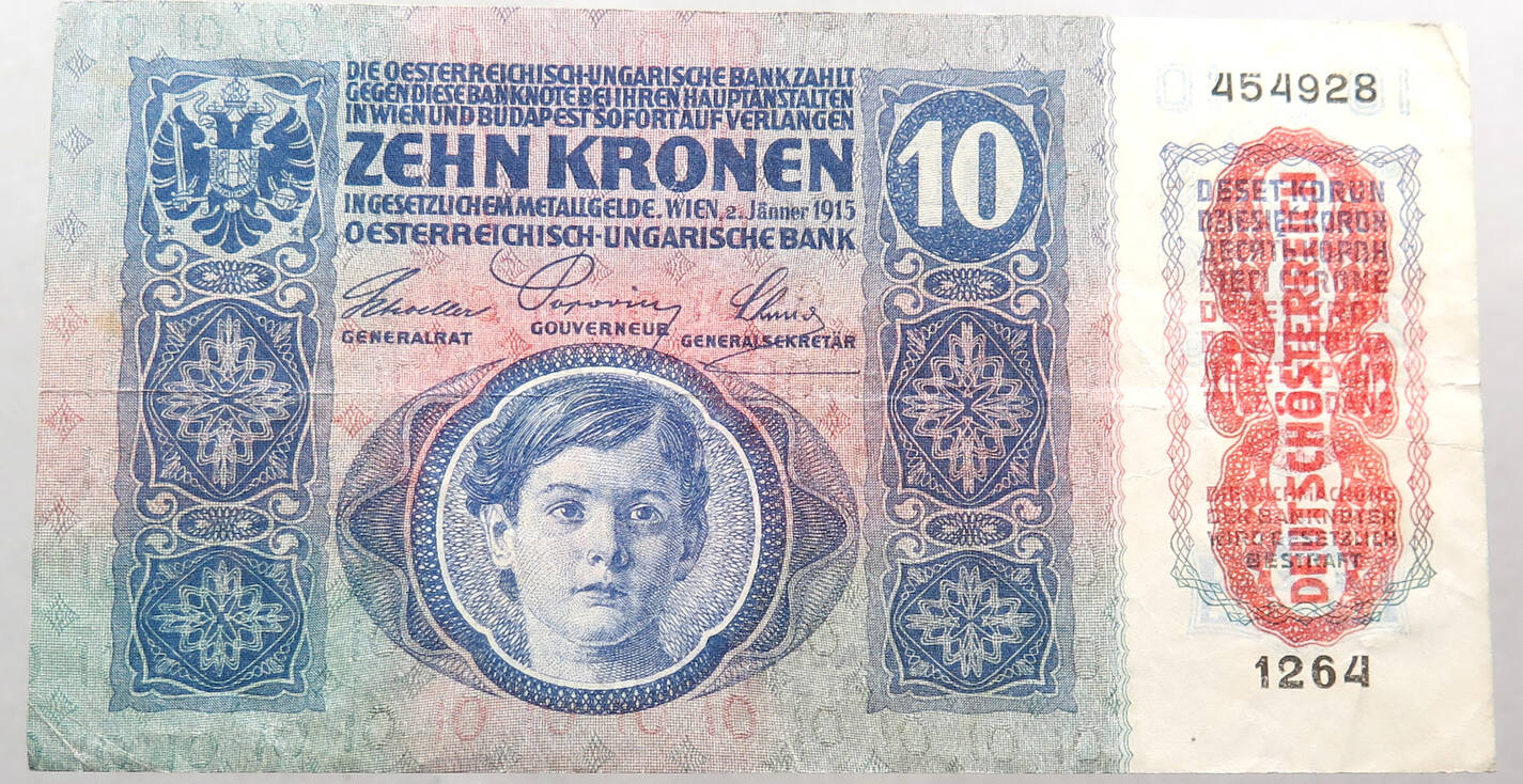 ÖSTERREICH 10 KRONEN 1915 VZ | MA-Shops