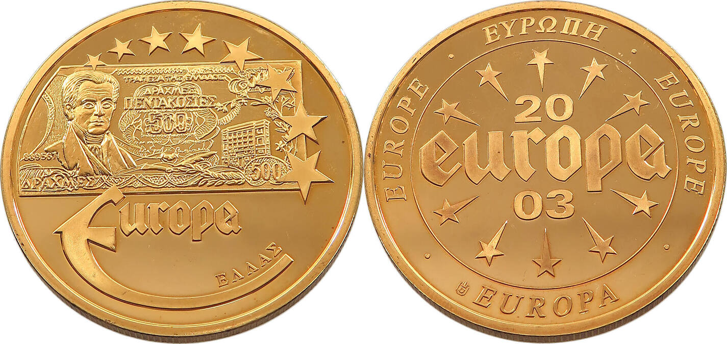 EUROPE MEDAL 2003 PROOF | MA-Shops