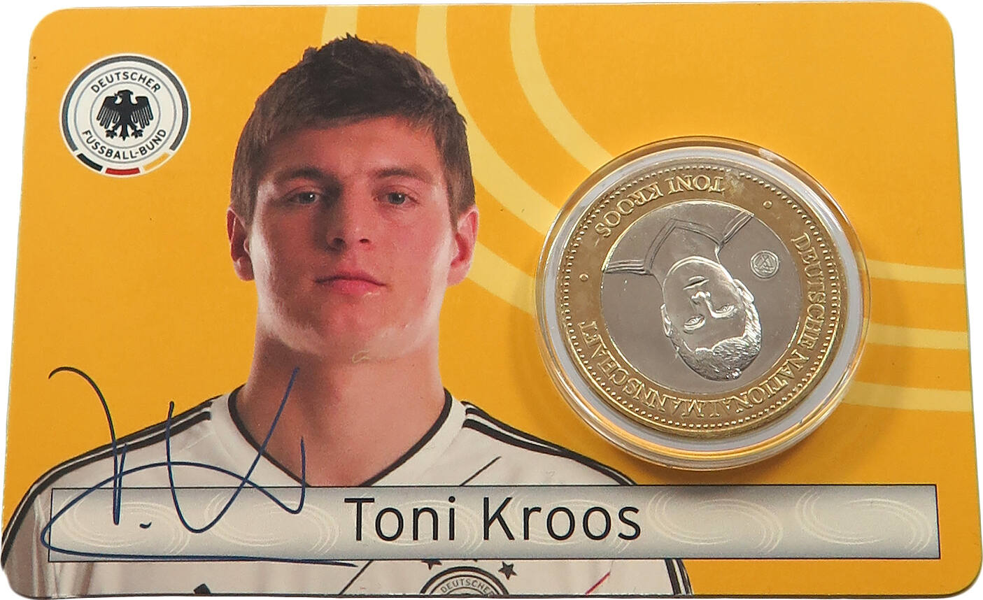 FUSSBALL MEDAILLE TONI KROOS UNC | MA-Shops