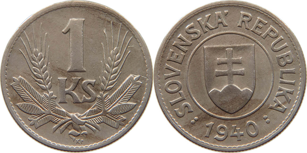 SLOVAKIA KORUNA 1940 SS | MA-Shops