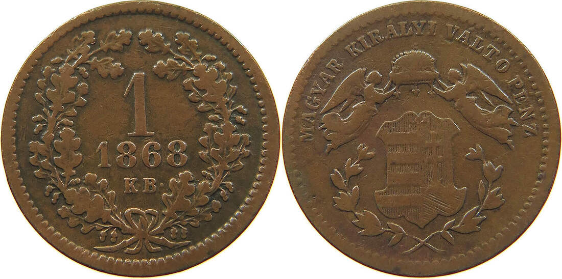 HAUS HABSBURG KRAJCZAR KREUZER 1868 KB Franz Joseph I. (1848-1916) SS | MA-Shops