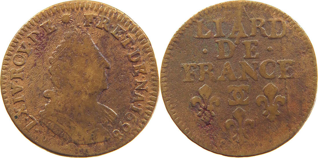 FRANCE LIARD 1698 CC BESANCON Louis XIV. (1643–1715) S | MA-Shops