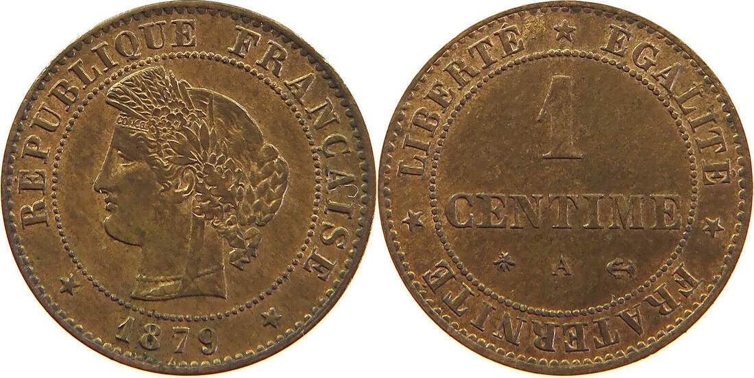 FRANCE CENTIME 1879 A VZ | MA-Shops