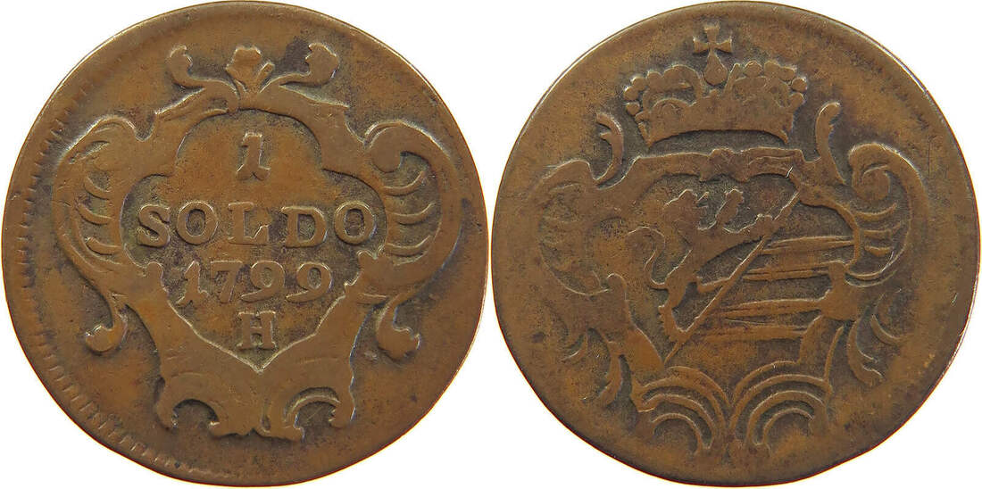 HAUS HABSBURG GORIZIA SOLDO 1799 H FRANZ II. 1792-1835 SS- | MA-Shops