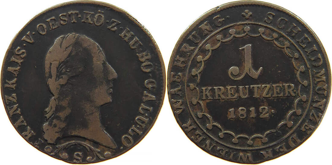 HAUS HABSBURG KREUZER 1812 S FRANZ II. 1792-1835 SS | MA-Shops