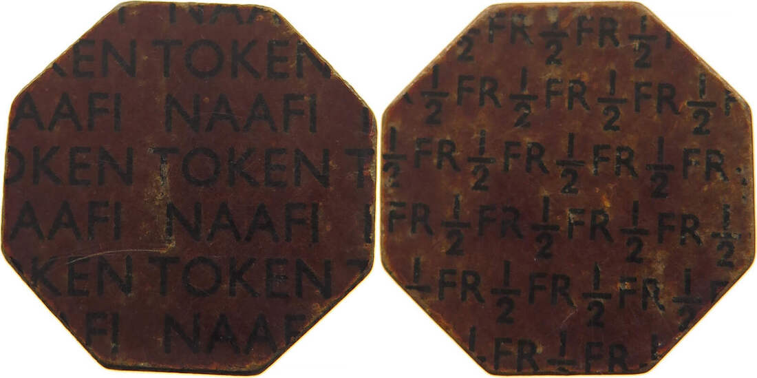 GREAT BRITAIN O.J. (1944) Zahlungsmittel der britischen Streiztkräfte 2 ...