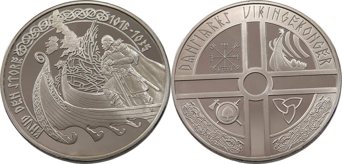 DENMARK MEDAL Knud den Store 1016-1035 PROOF | MA-Shops