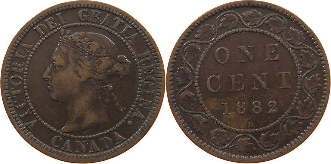 CANADA CENT 1882 H Victoria 1837-1901 SS | MA-Shops
