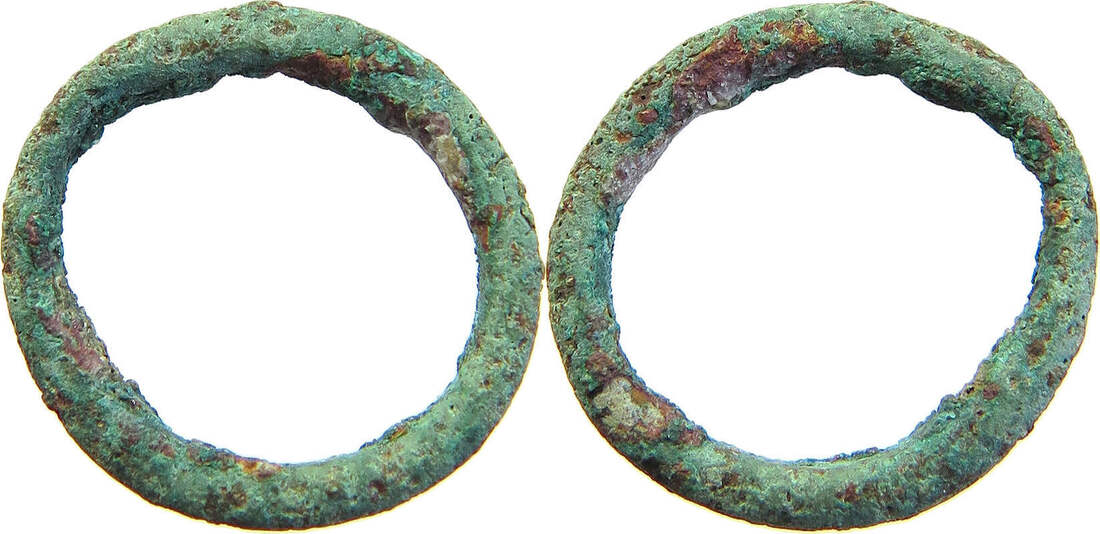 CELTIC BALKANS PROTO MONEY RING Circa 7th-4th century BC. VF | MA-Shops