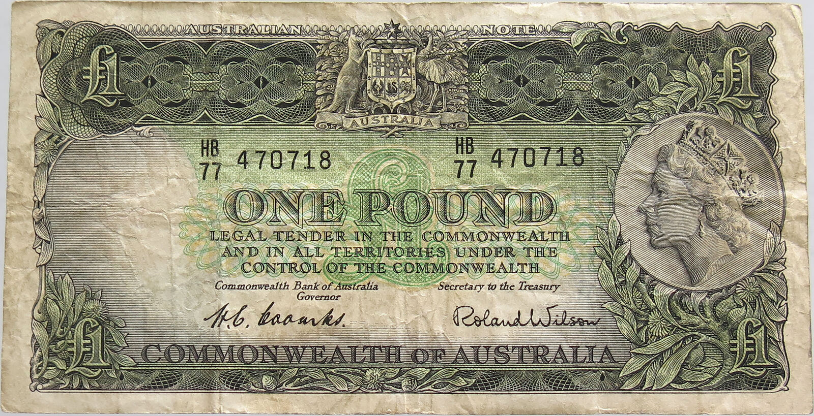 AUSTRALIA POUND 1961 1965 S | MA-Shops