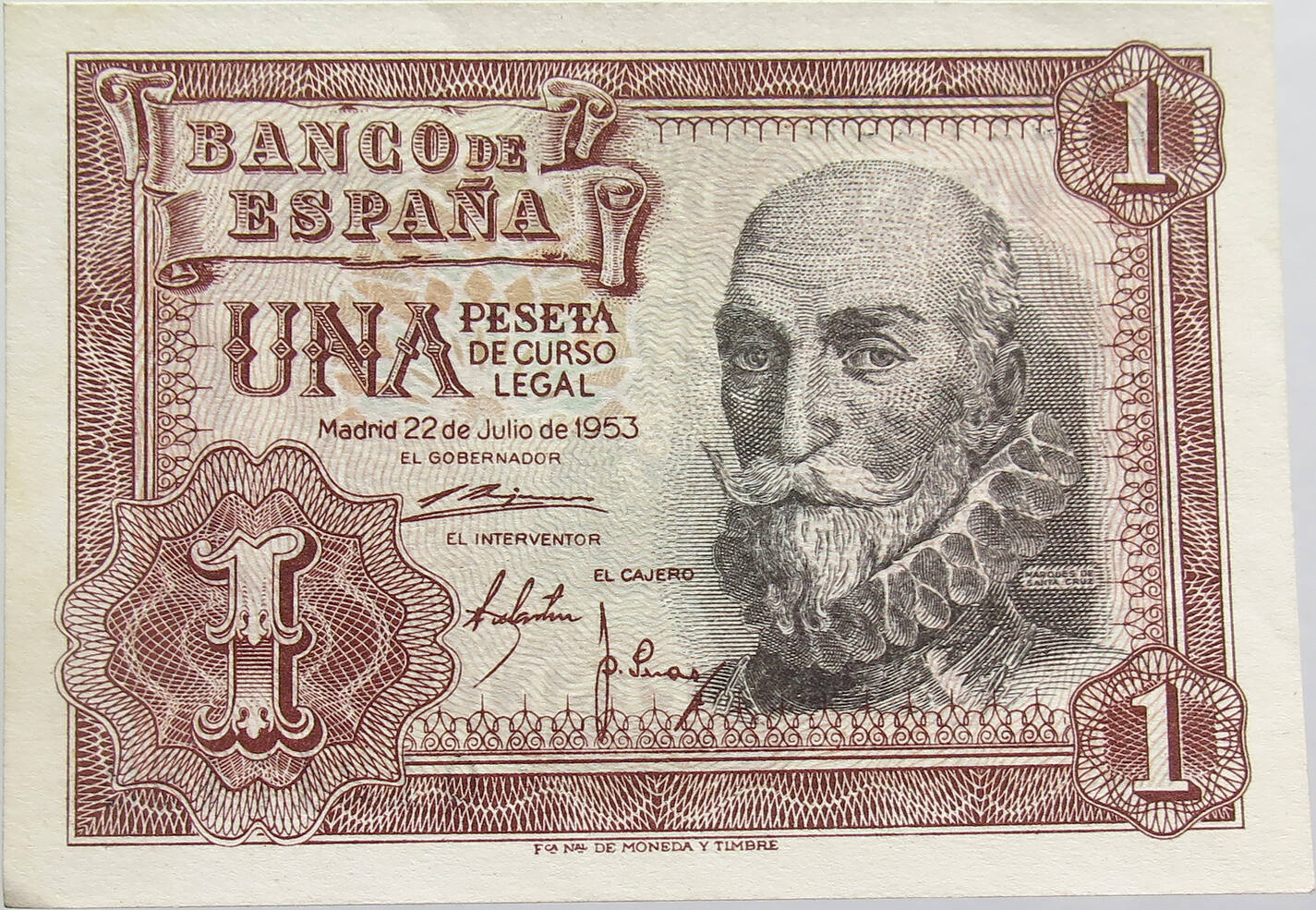 SPAIN PESETA 1953 SS | MA-Shops