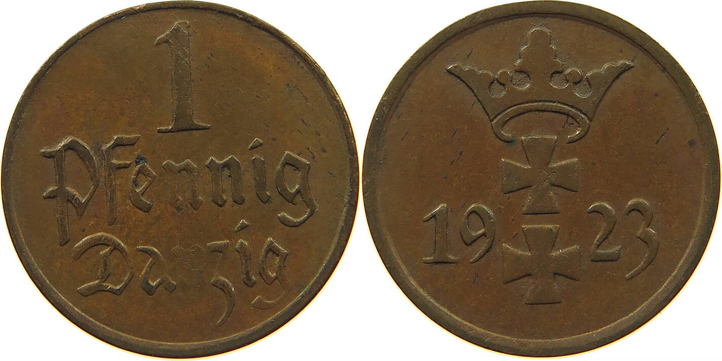 DANZIG PFENNIG 1923 SS | MA-Shops