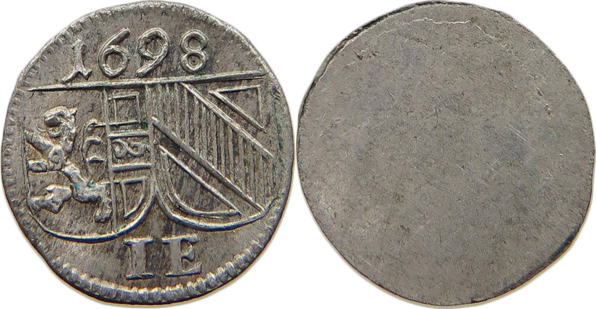 Salzburg Erzbistum Einseitiger Pfennig 1698 Johann Ernst von Thun und ...