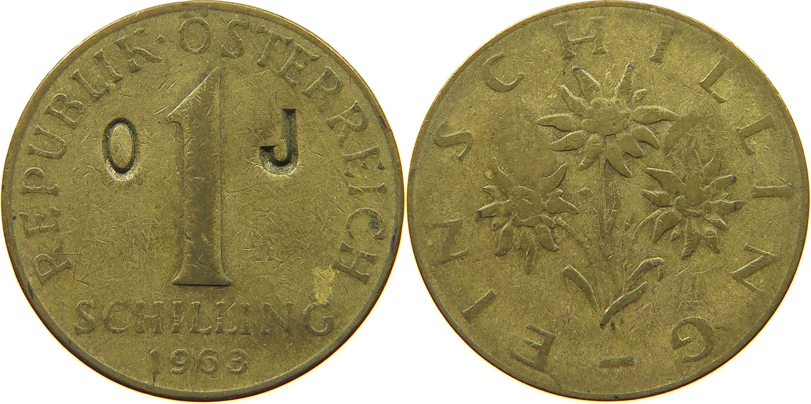 Österreich Schilling 1963 Gegenstempel OJ ss | MA-Shops