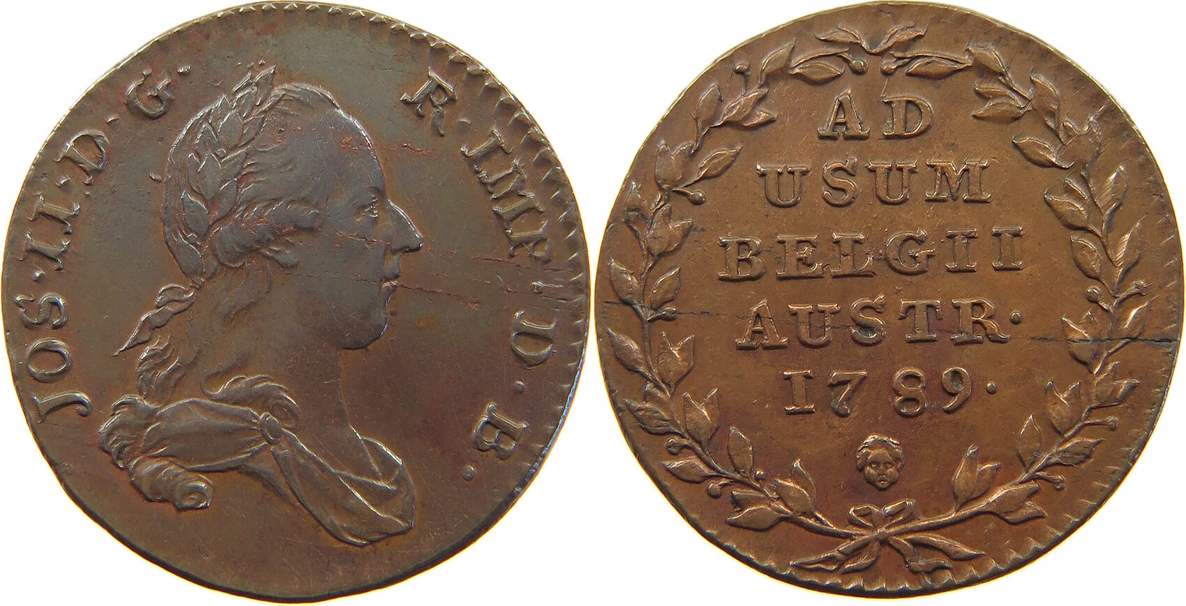 Haus Habsburg 2 Liards 1789 Joseph II., 1765-1790 vz | MA-Shops