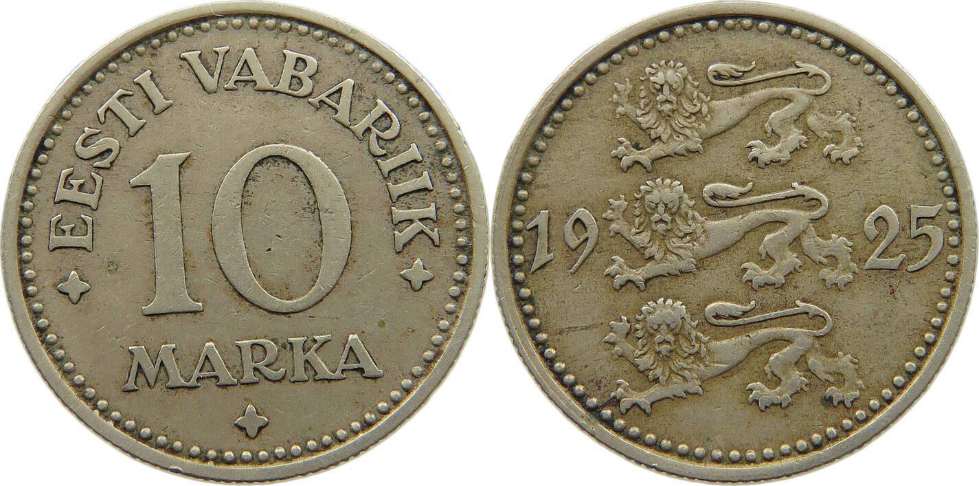 ESTONIA 10 MARKA 1925 SS | MA-Shops