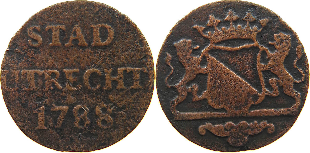 NETHERLANDS UTRECHT DUIT 1788 S | MA-Shops
