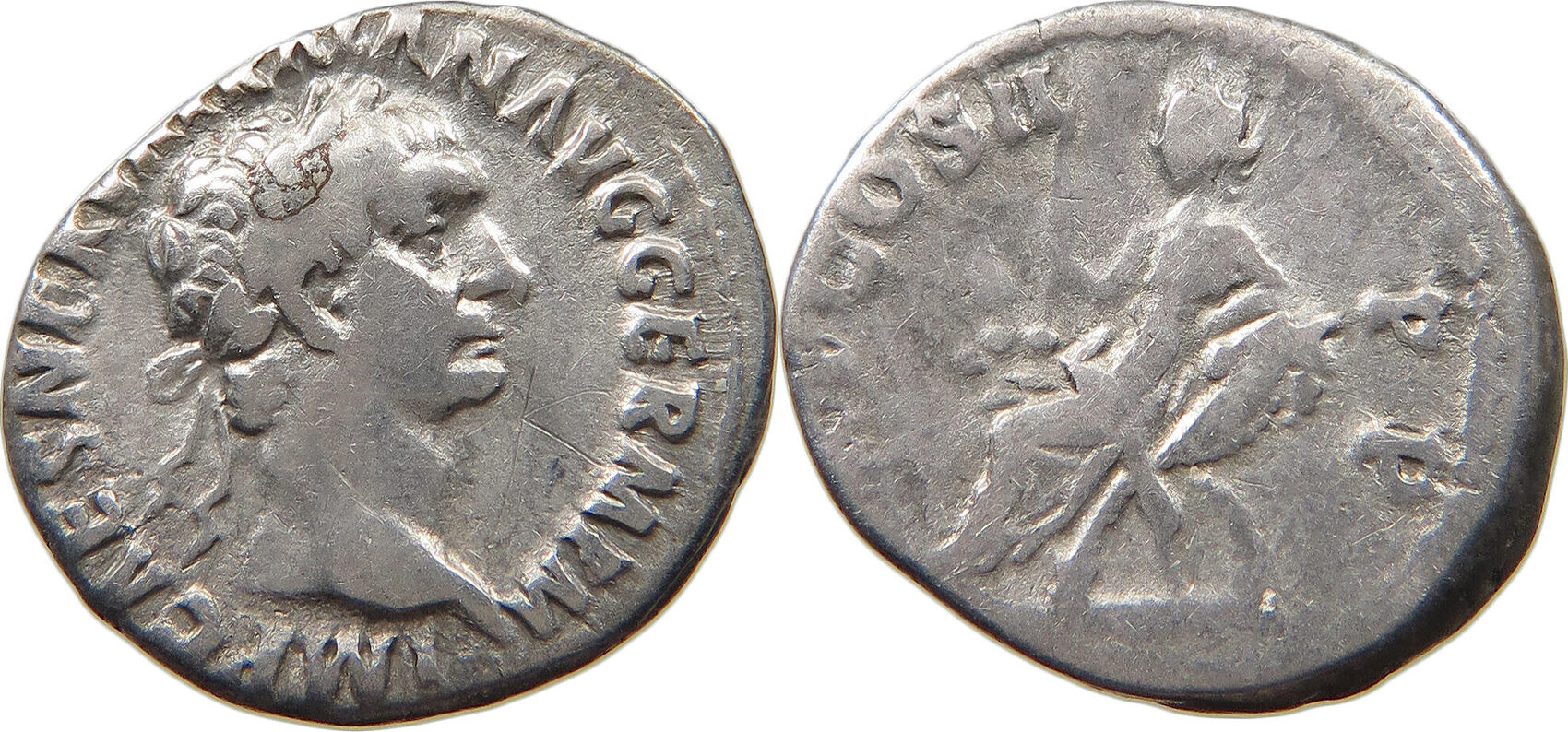 ROME EMPIRE DENAR Trajanus (98-117) COS II PP ROMA SEATED SS-VZ | MA-Shops