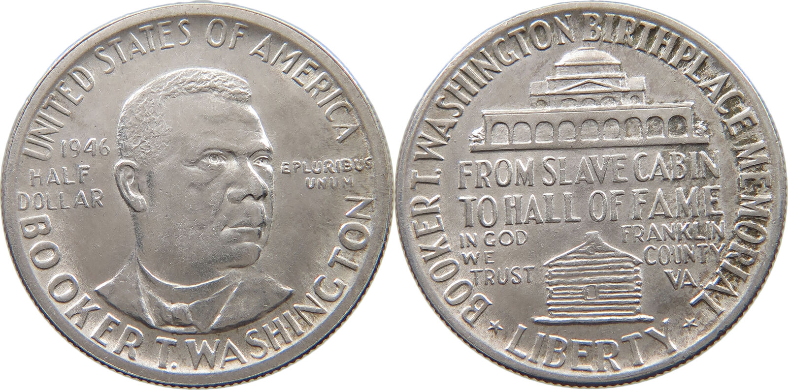 USA 1/2 DOLLAR 1946 BOOKER T. WASHINGTON VZ | MA-Shops