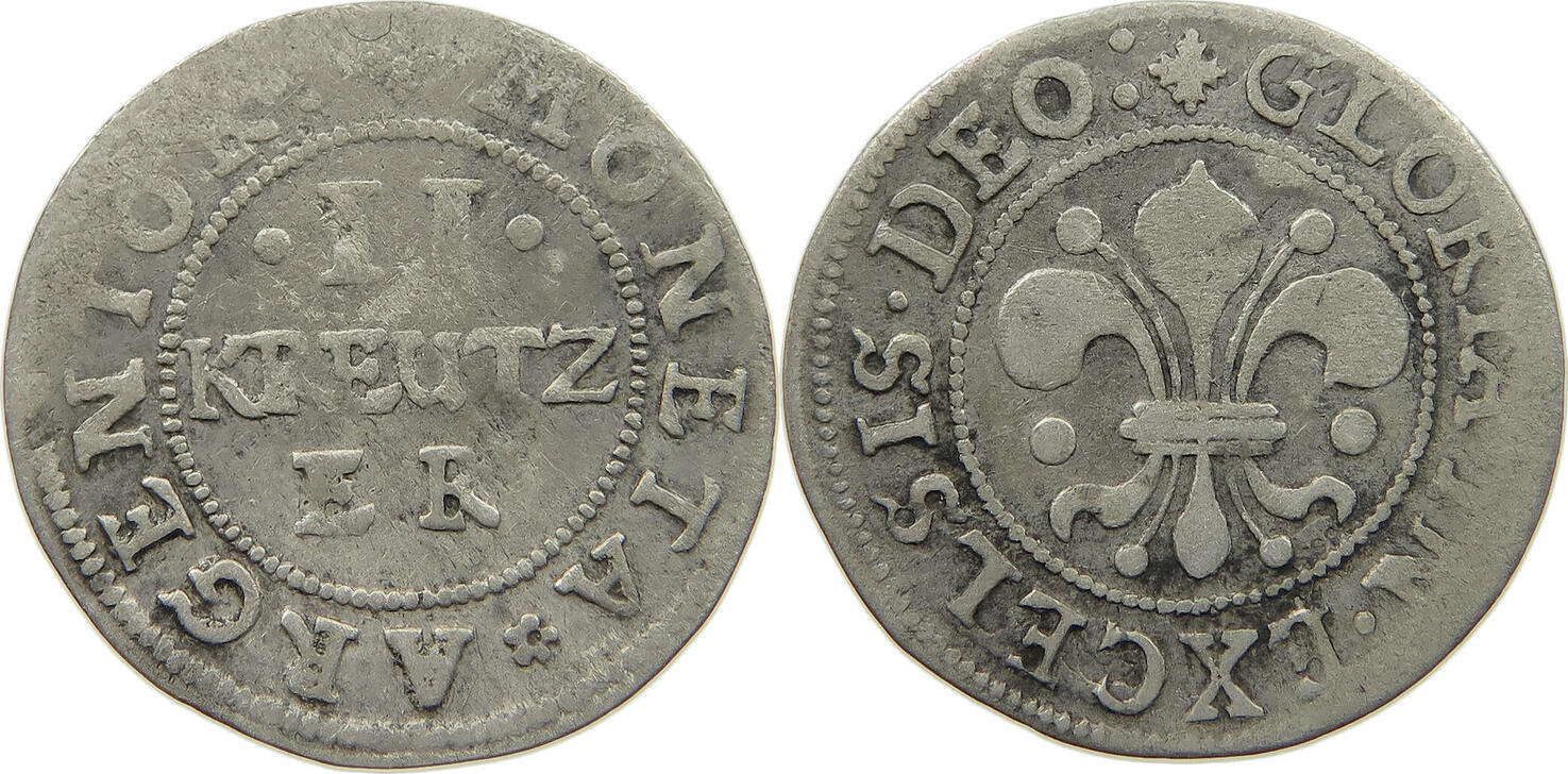 STRASSBURG 2 KREUZER O.J. S-SS | MA-Shops