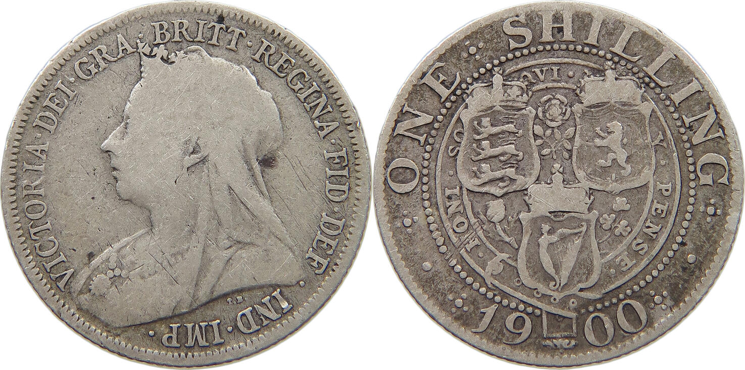 GREAT BRITAIN SHILLING 1900 Victoria 1837-1901 S | MA-Shops
