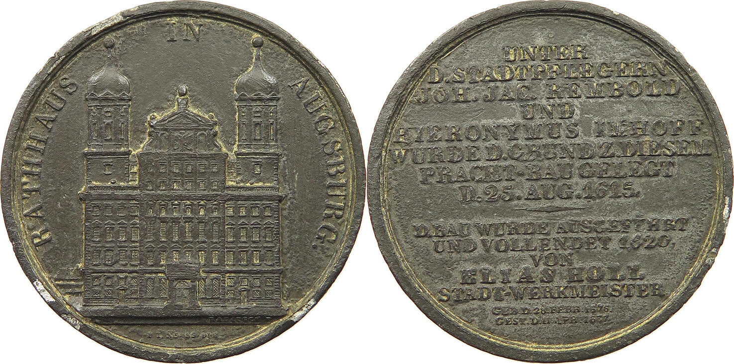 MEDAILLE RATHAUS IN AUGSBURG S | MA-Shops