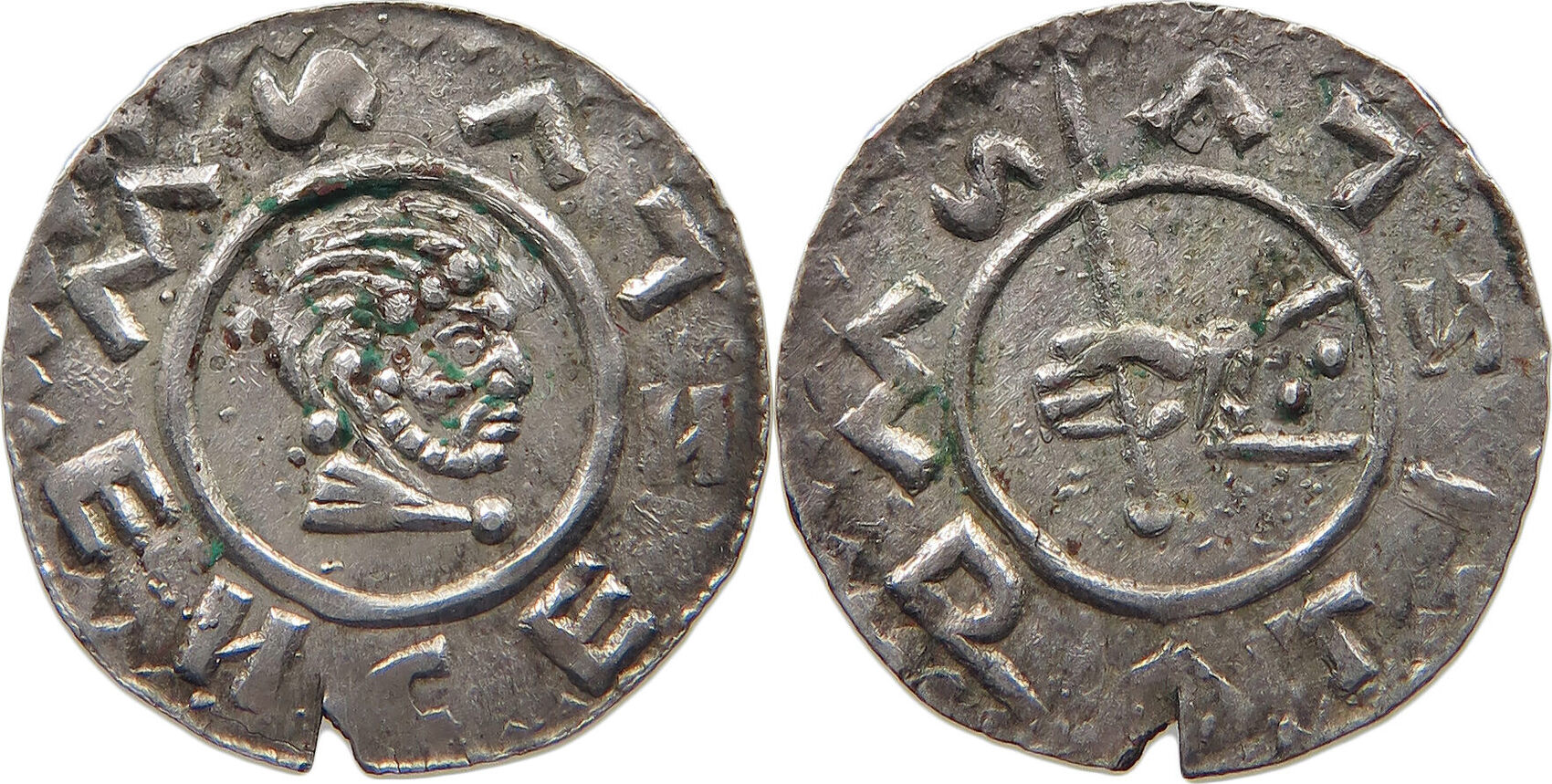 BOHEMIA Vratislav II. As duke, 1061-1092. AR Denar SS | MA-Shops