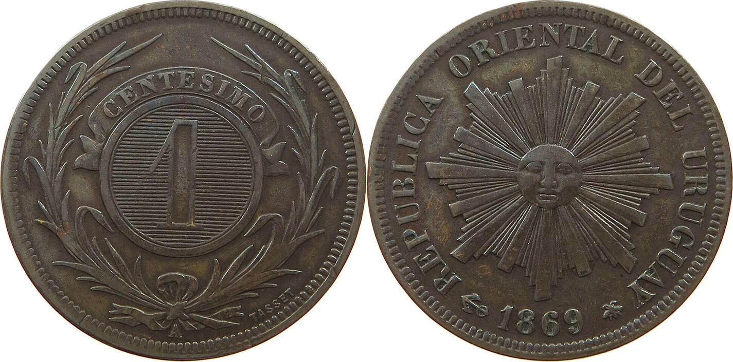 URUGUAY centesimo 1869 ss | MA-Shops