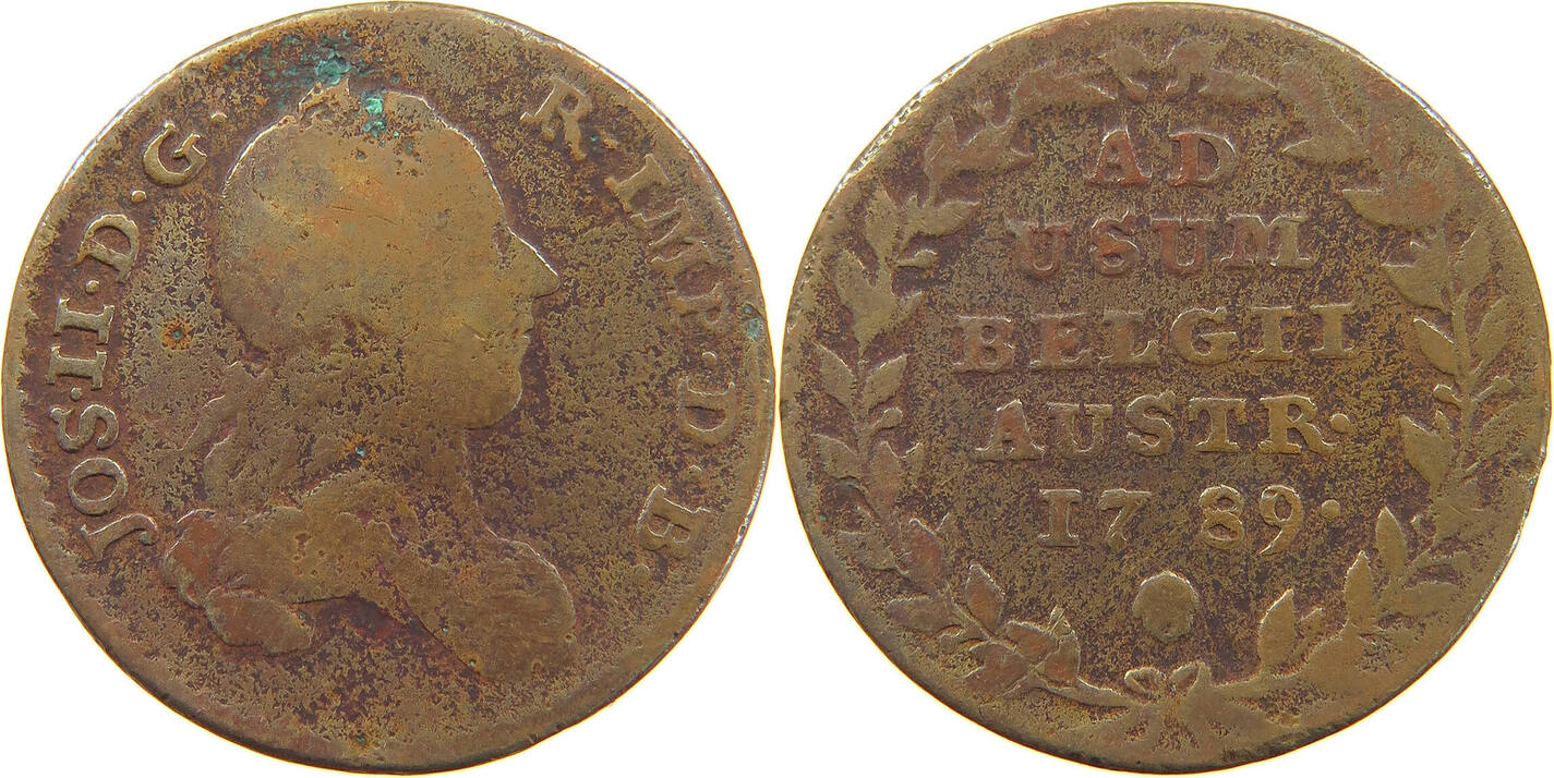 HAUS HABSBURG 2 LIARDS 1789 Joseph II. (1765-1790) S | MA-Shops