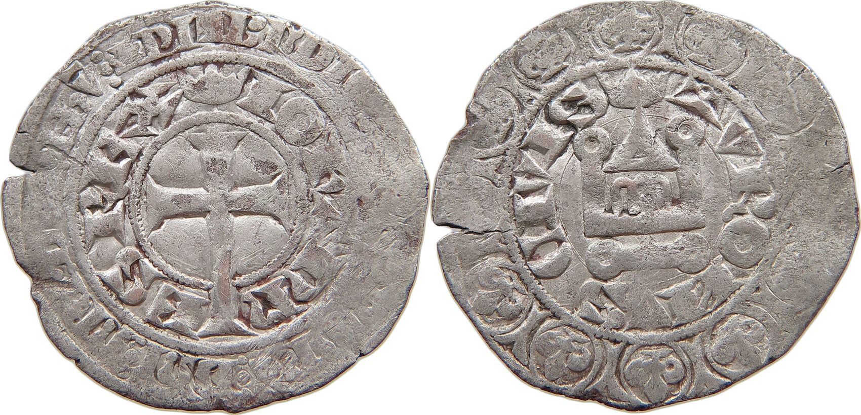 FRANCE GROS TOURNOIS Jean II le Bon 1350-1364 S+ | MA-Shops