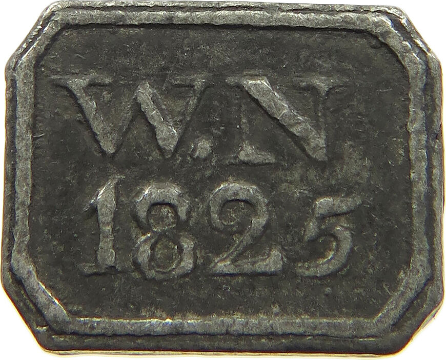 GREAT BRITAIN GEORGE IV. (1820-1830) JETON 1825 W.N 1 U.A.C. JEDEB TIN ...