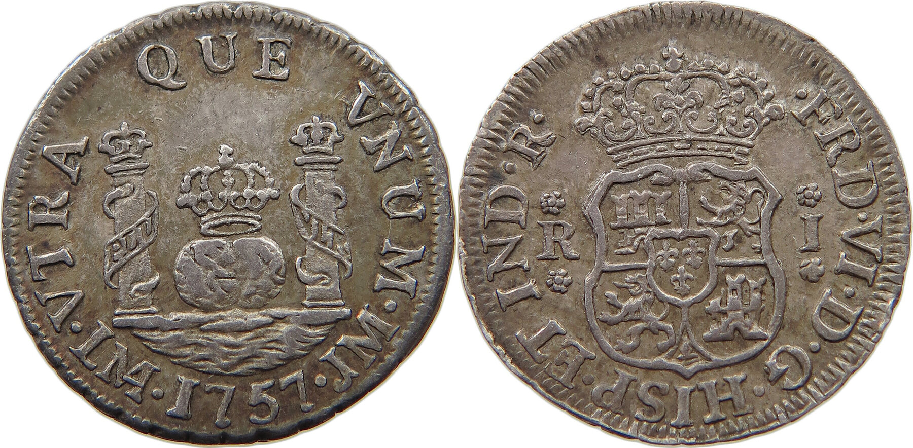 PERU REAL 1757 JM FERNANDO VI. (1746-1759) SS | MA-Shops