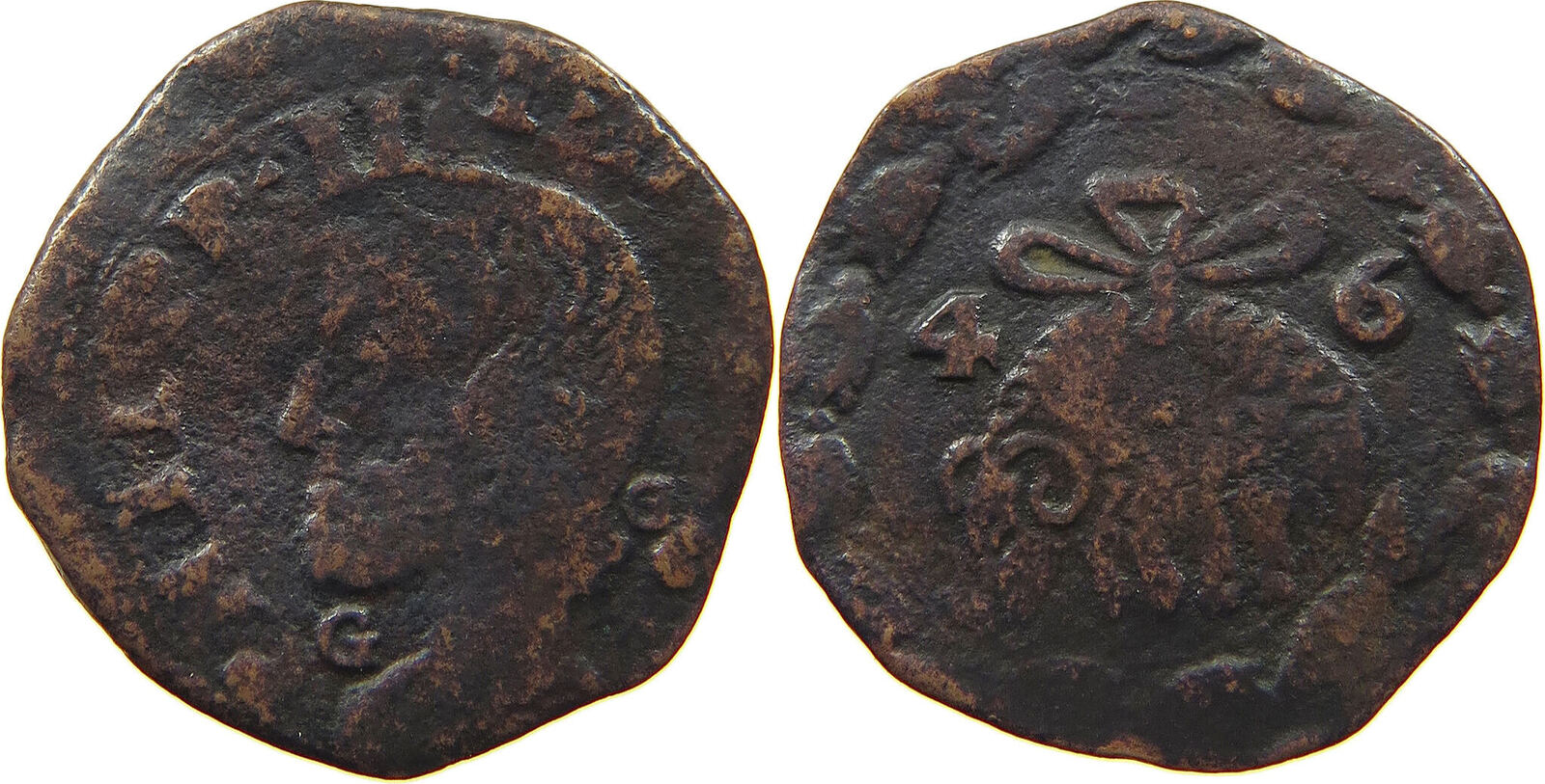 ITALY STATES NAPLES 1546 GG FELIPE II. 1556-1598 S-SS | MA-Shops
