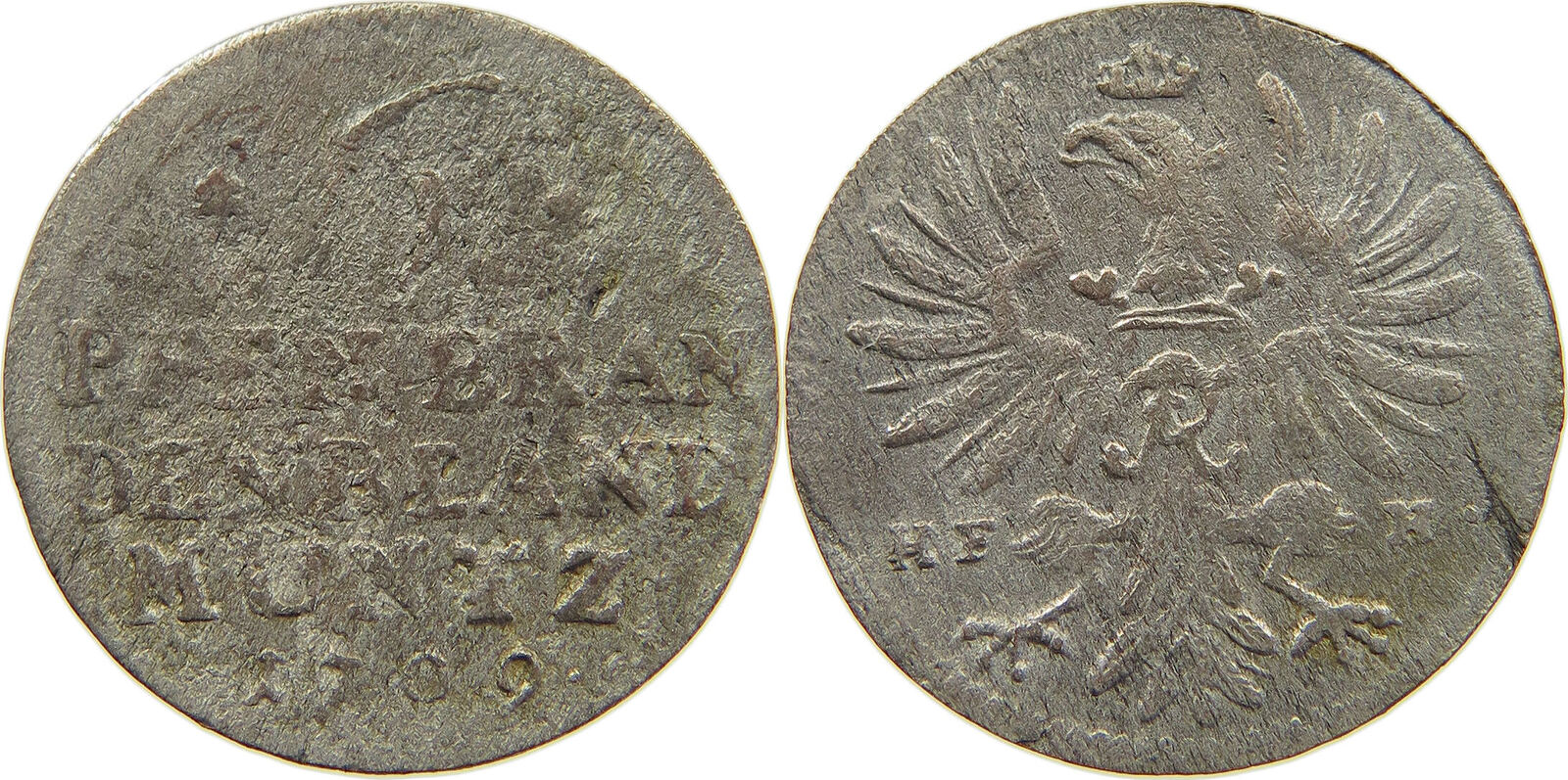 PREUSSEN 6 PFENNIG 1709 Friedrich I. (1701-1713) S | MA-Shops