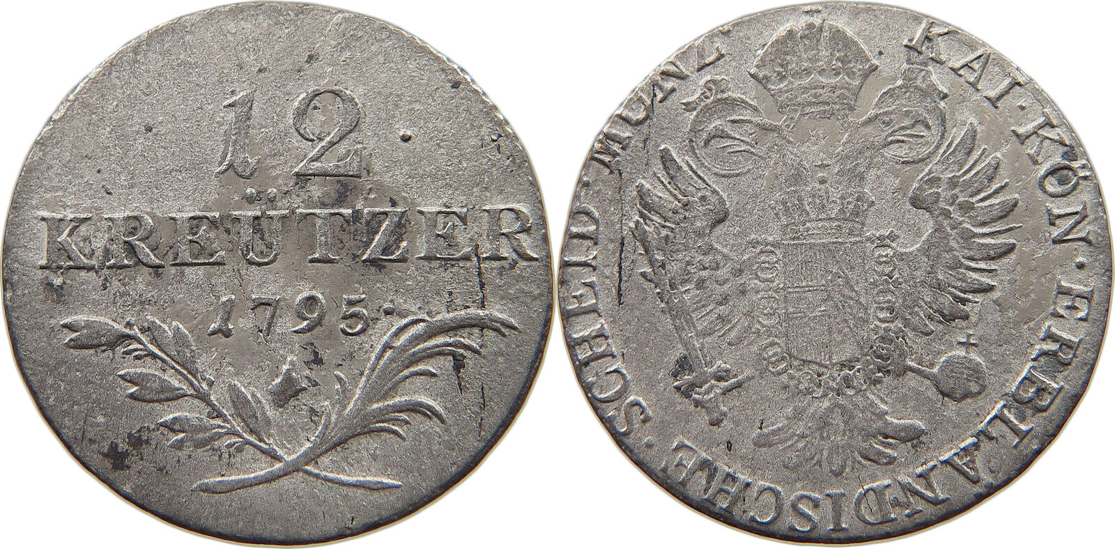 HAUS HABSBURG 12 KREUZER 1795 A FRANZ II. 1792-1835 SS- | MA-Shops