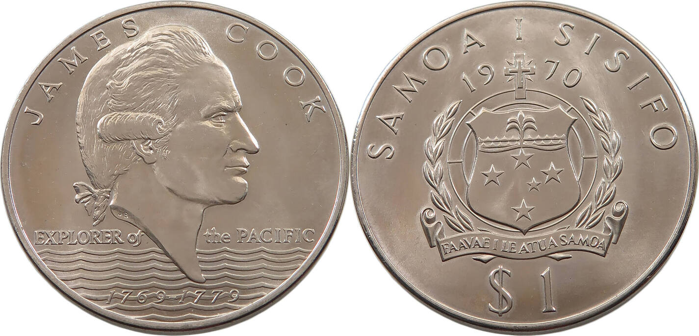 SAMOA DOLLAR 1970 COOK VZ | MA-Shops