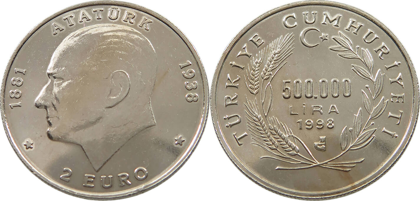 TURKEY 500000 LIRA 1998 SS-VZ | MA-Shops