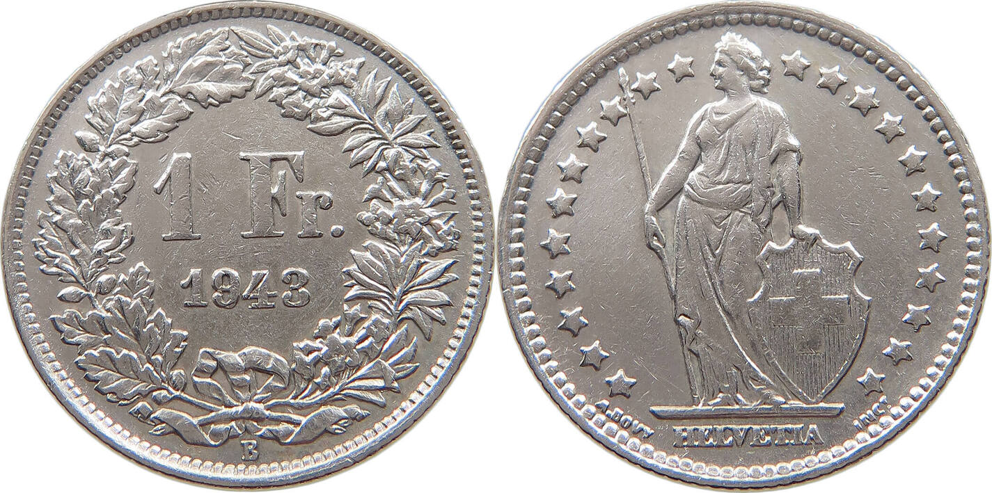 SCHWEIZ FRANC 1943 SS | MA-Shops