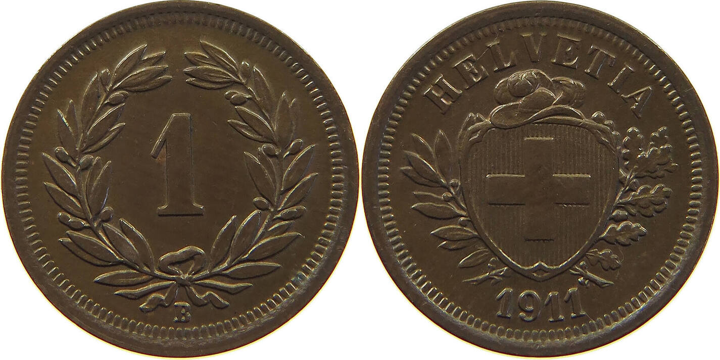 SCHWEIZ RAPPEN 1911 VZ- | MA-Shops