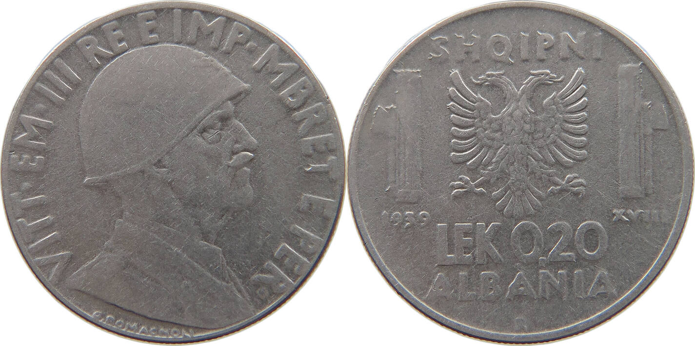ALBANIA 0,2 LEK 1939 SS | MA-Shops