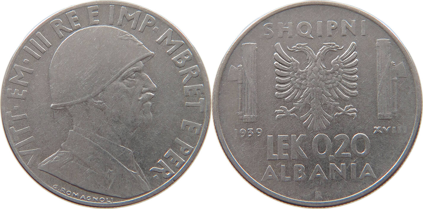 ALBANIA 0,2 LEK 1939 SS | MA-Shops